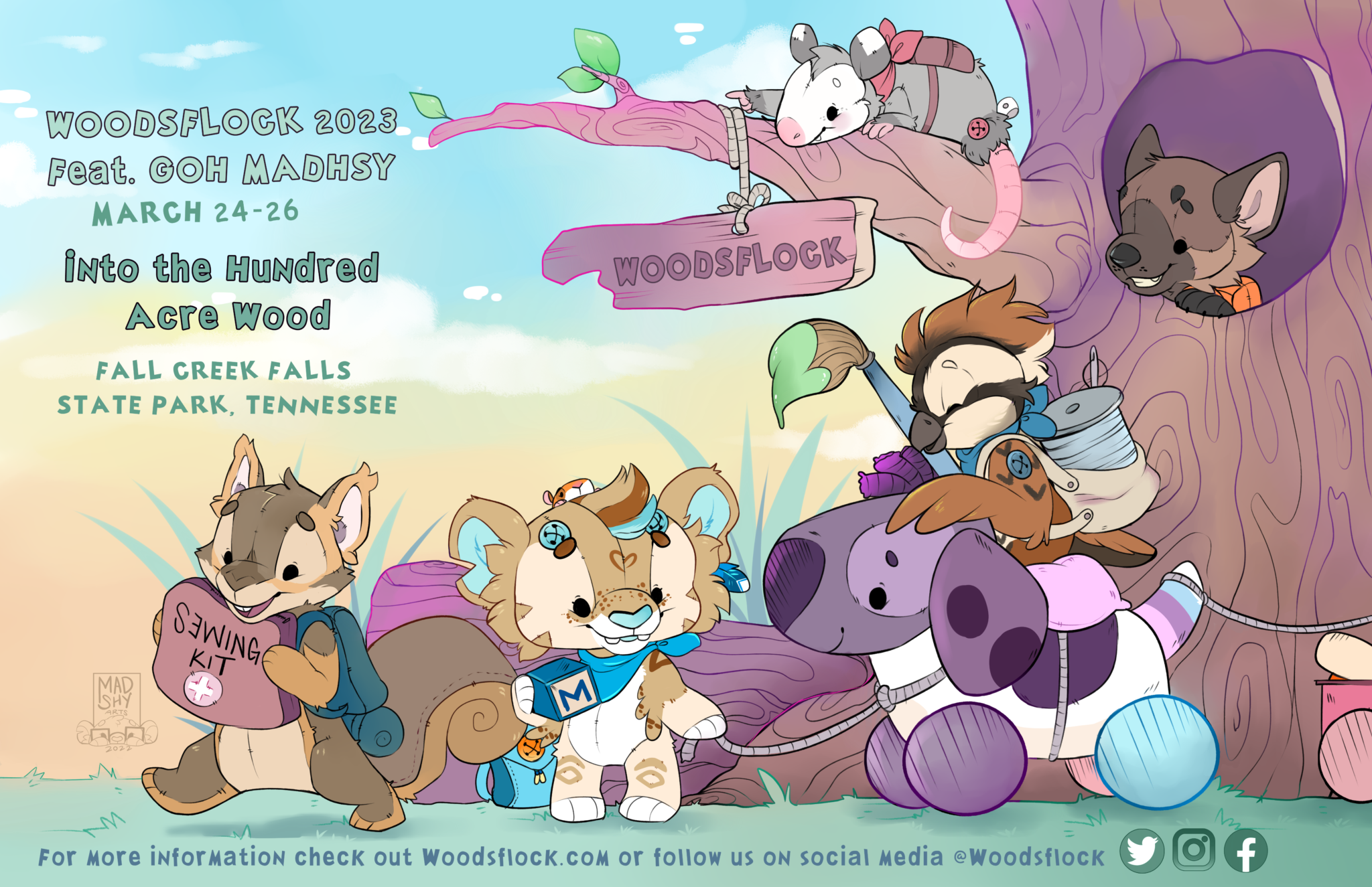 Woods Flock Furry Camp 2023: To the Hundred Acre Wood – Woods Flock ...